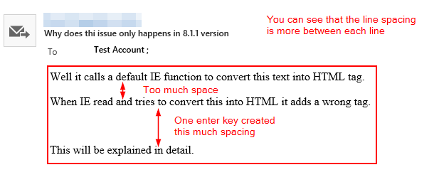 Extra Line Spacing when sending Email – Power Maverick
